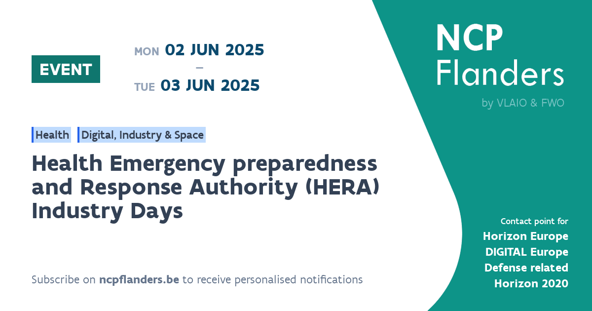 EVENT - Health Emergency preparedness and Response Au... | NCP Flanders