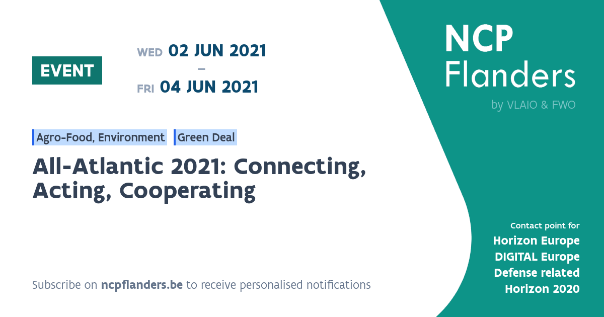 EVENT - All-Atlantic 2021: Connecting, Acting, Cooper... | NCP Flanders
