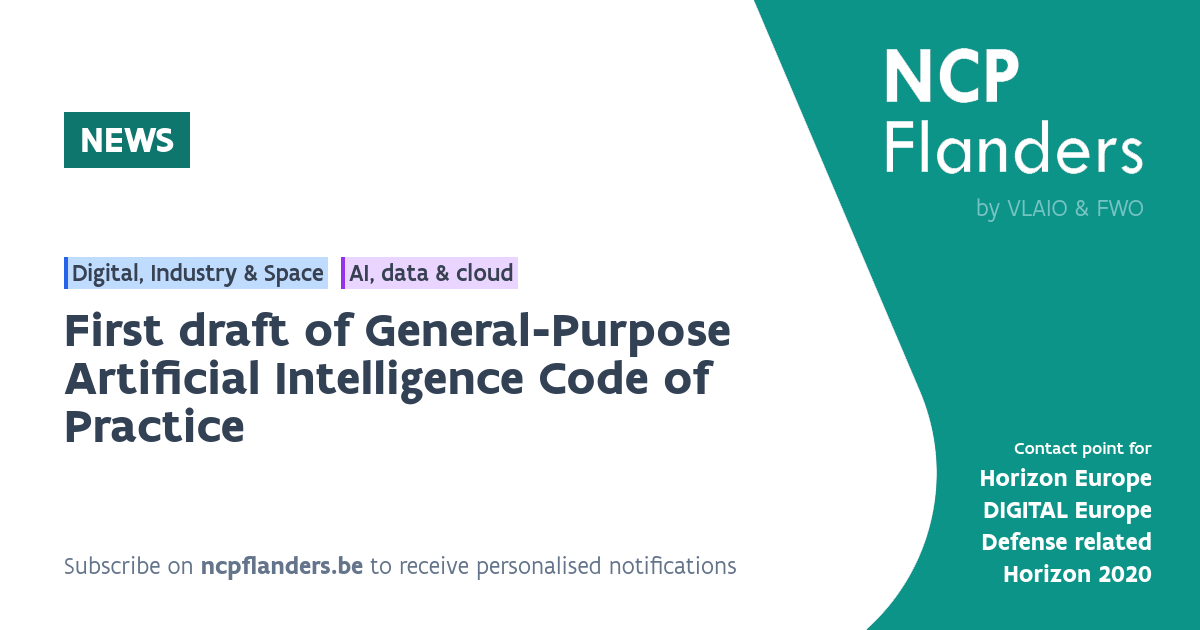 NEWS - First draft of General-Purpose Artificial Intelligence C ...