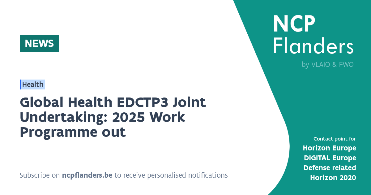 NEWS - Global Health EDCTP3 Joint Undertaking: 2025 Work Progra ...