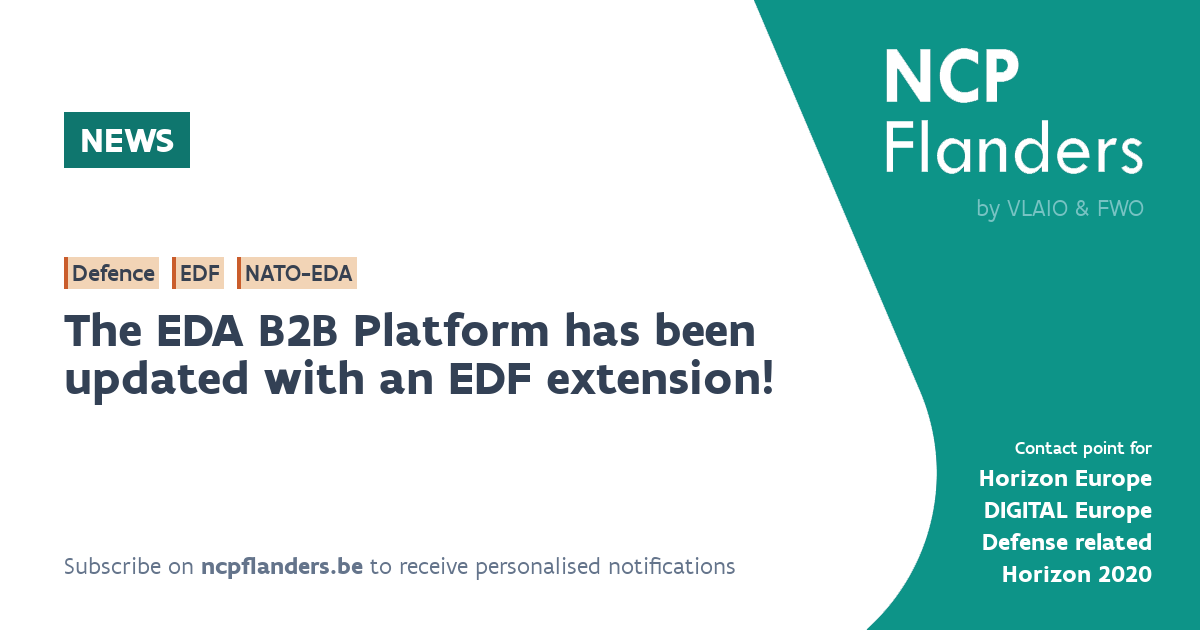 NEWS - The EDA B2B Platform has been updated with an EDF extens ...